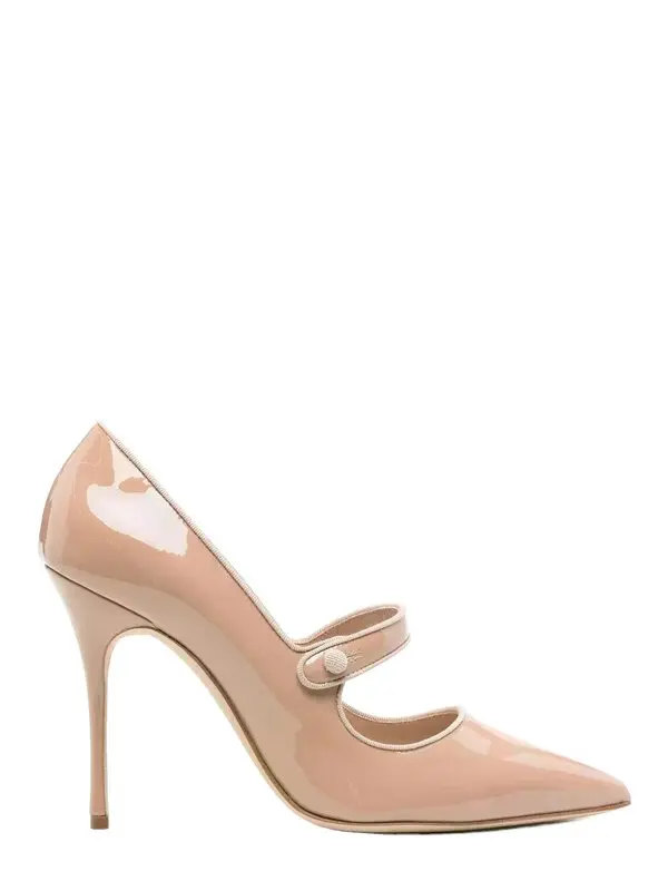 Manolo Blahnik Campari 105mm Pumps - Neutrals