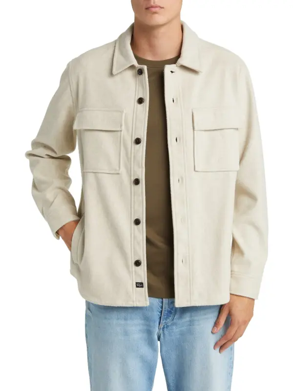 Rails Warner Shirt Jacket - Beige