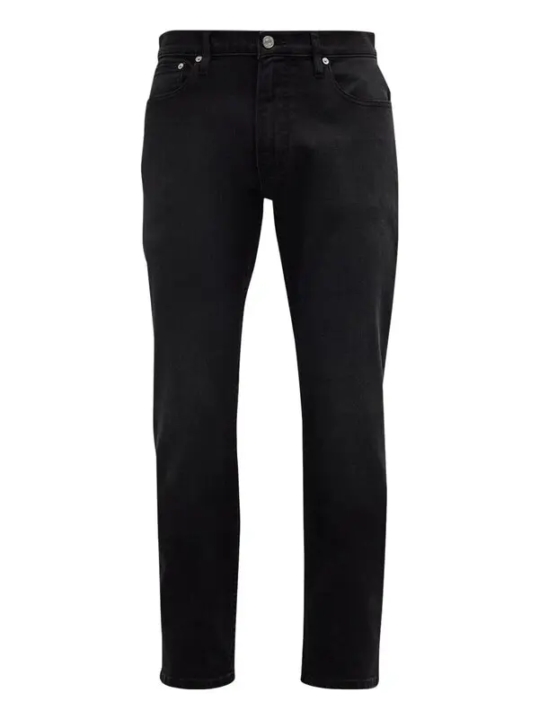 FRAME Modern Straight Denim Pants - Raven