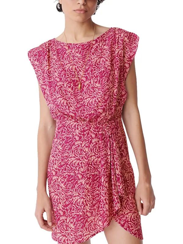 Vanessa Bruno Cara Cotton Mini Dress - Violet