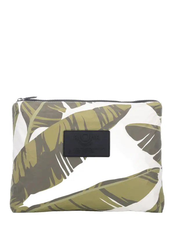 ALOHA COLLECTION Water-resistant Zip Pouch - Luau