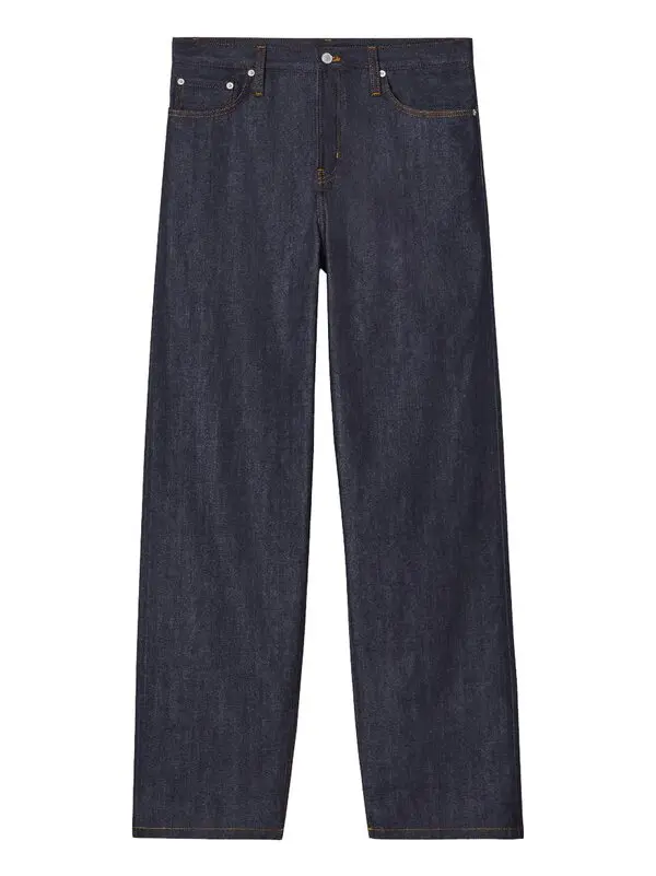 Cos Rider Selvedge Straight-leg Jeans - Indigo