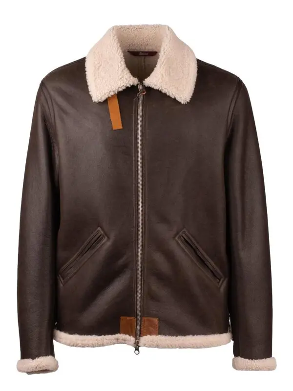 STEWART Shearling Spanish Merino Lam - Brown