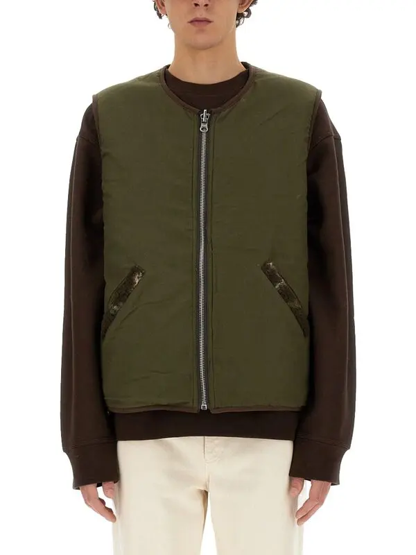You Must Create Reversible Vest - Brown