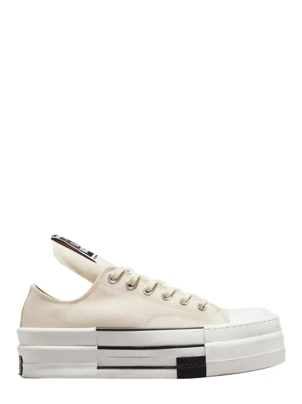 CONVERSE Rick Owens X Drkshdw Dbl Drkstar Chuck 70 Low - Cream