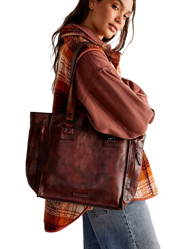 Bed Stu Celindra Leather Tote - Brown