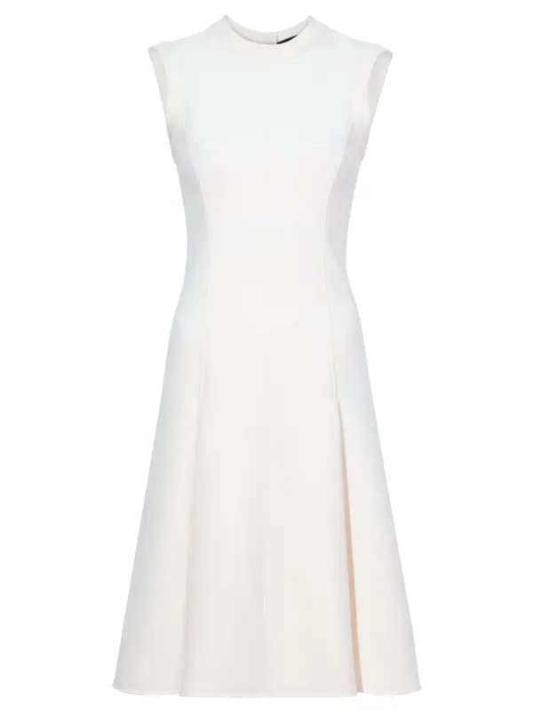 Proenza Schouler Kara Pleat-detail Dress - White