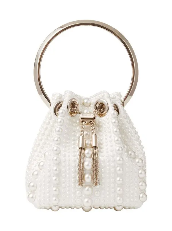 JIMMY CHOO Micro Bon Bon Mini Bag - Neutral