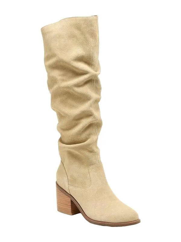 KELSI DAGGER BROOKLYN Easton Slouch Knee High Boots - Fawn
