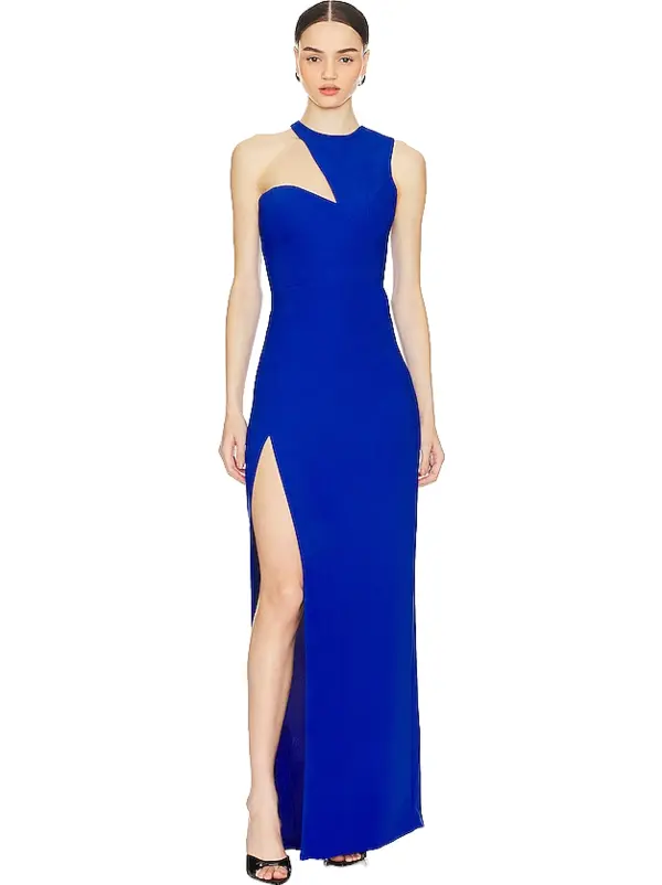 Amanda Uprichard Gilda Gown - Cobalt