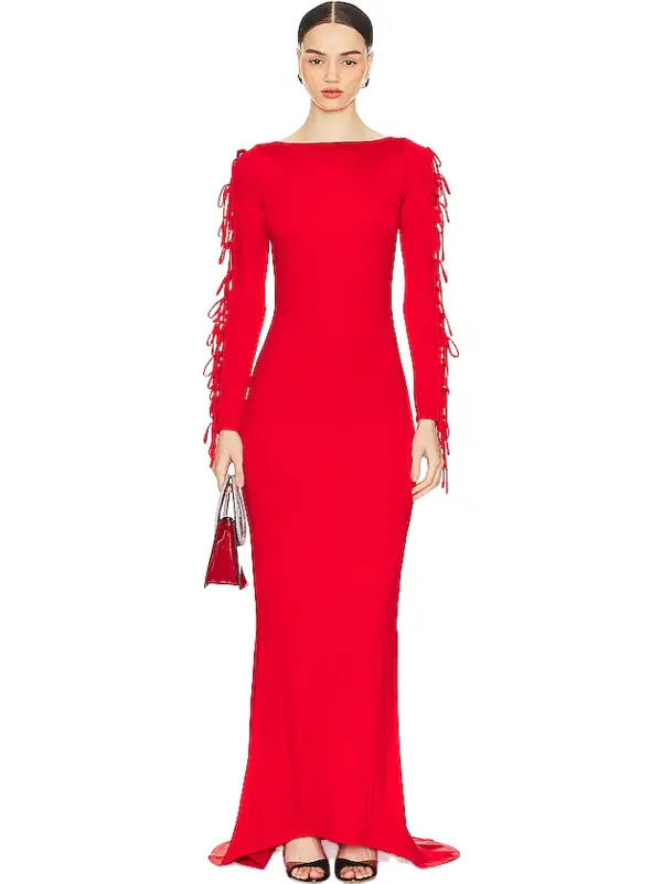 Nbd Simone Gown - Bright Red