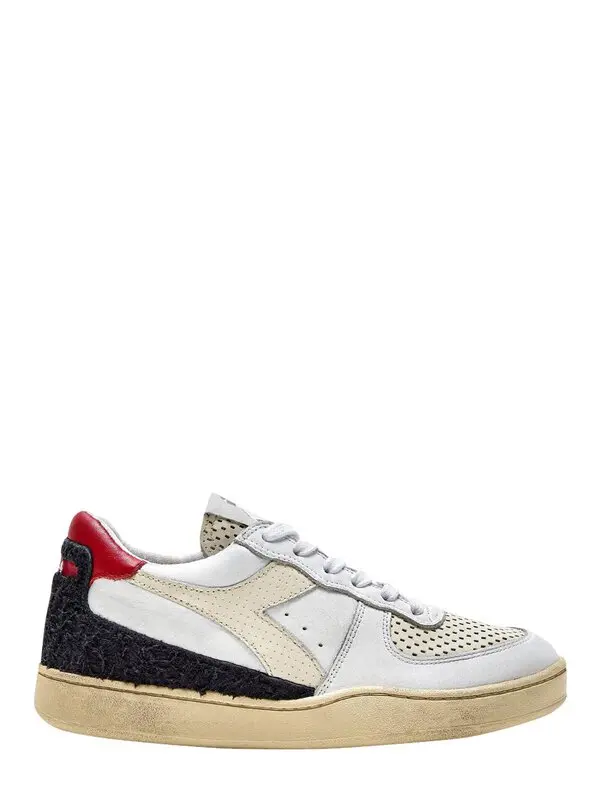 DIADORA Mi Basket Low 'punched Italia' Sneakers - White