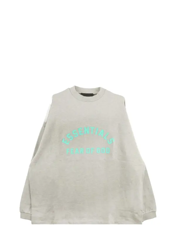 Fear Of God Logo-print Cotton Sweatshirt - Grey