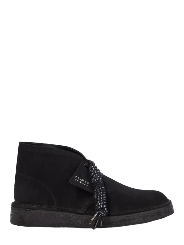 Clarks Desert Coal Suede Boots - Black