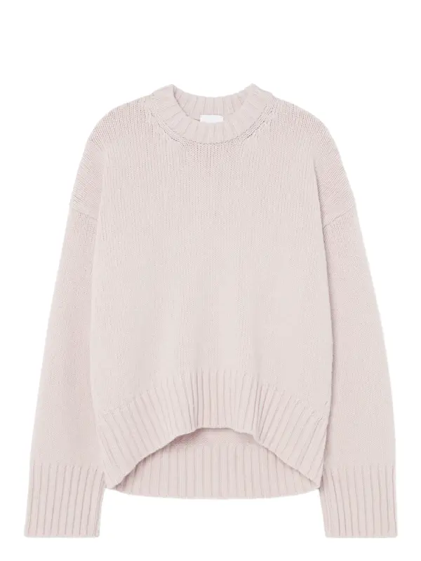 G. LABEL BY GOOP Theo Crewneck Sweater - Lavender
