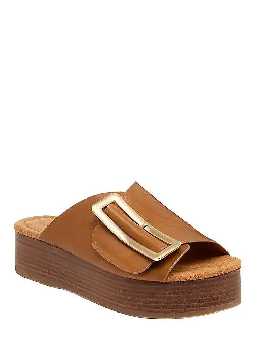 KELSI DAGGER BROOKLYN Dover Platform Sandals - Honey