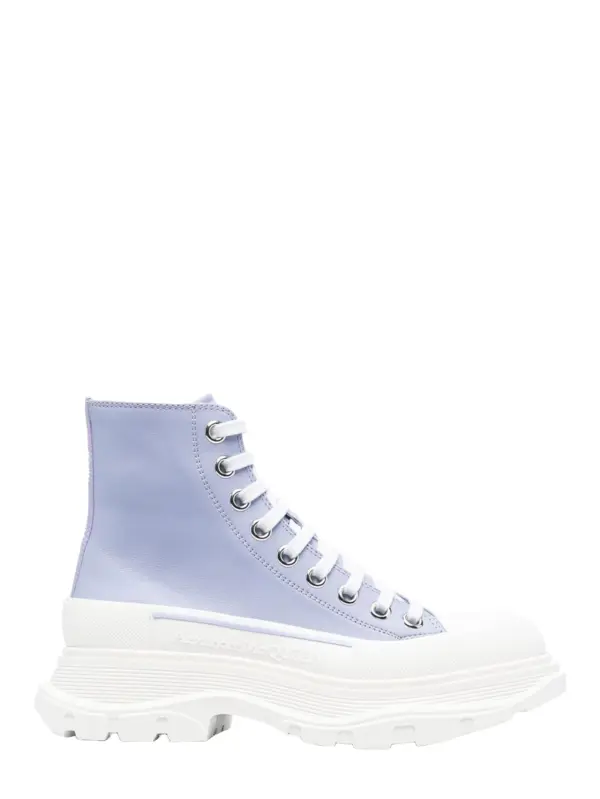 Alexander McQueen Tread Slick High-top Sneakers - Purple