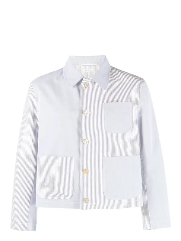 Thom Browne Striped Golf Jacket - Blue