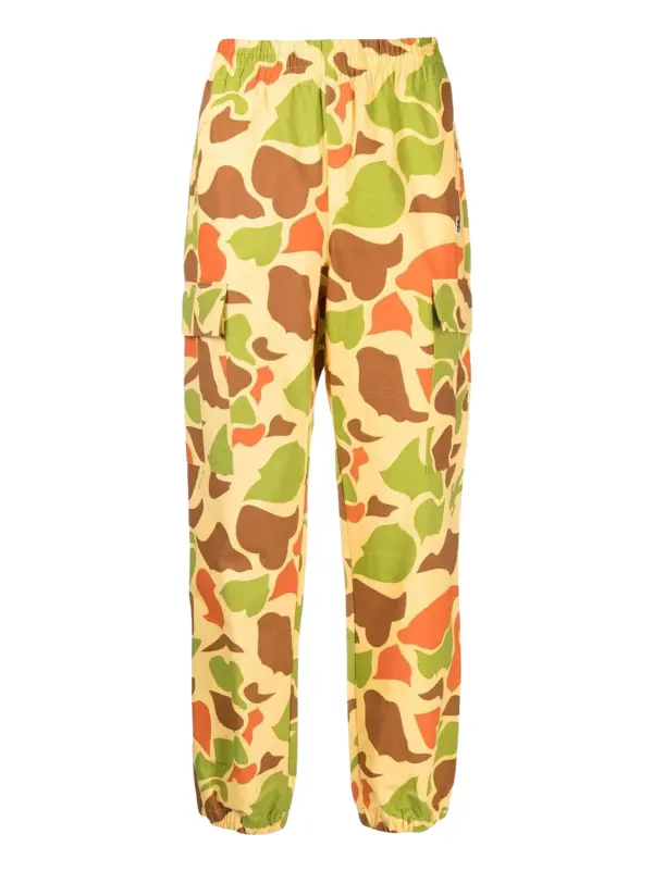 BILLIONAIRE BOYS CLUB Camouflage-print Trousers - Yellow