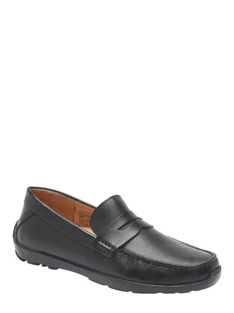 Samuel Hubbard Free Spirit Driver Loafer - Black Leather