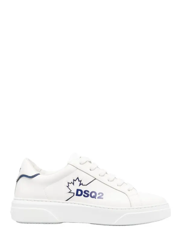Dsquared2 Bumper Logo-print Sneakers - White