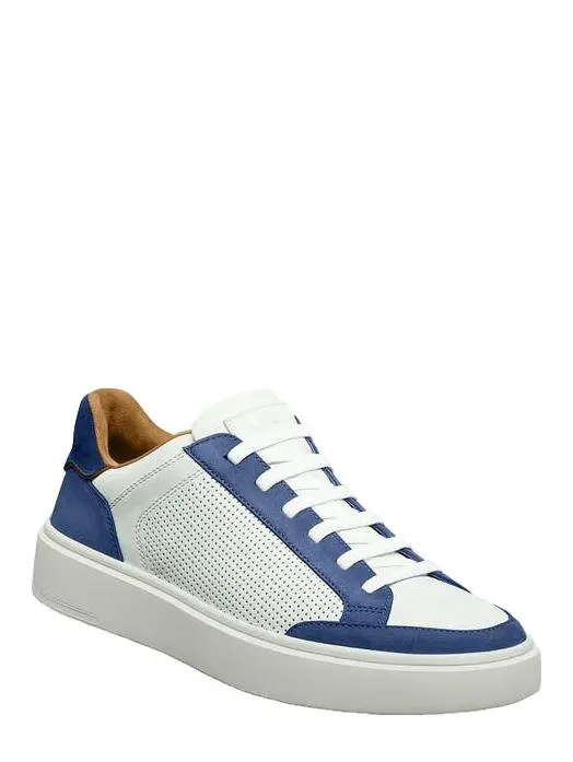 Allen Edmonds Oliver Leather Sneakers - Denim Mix