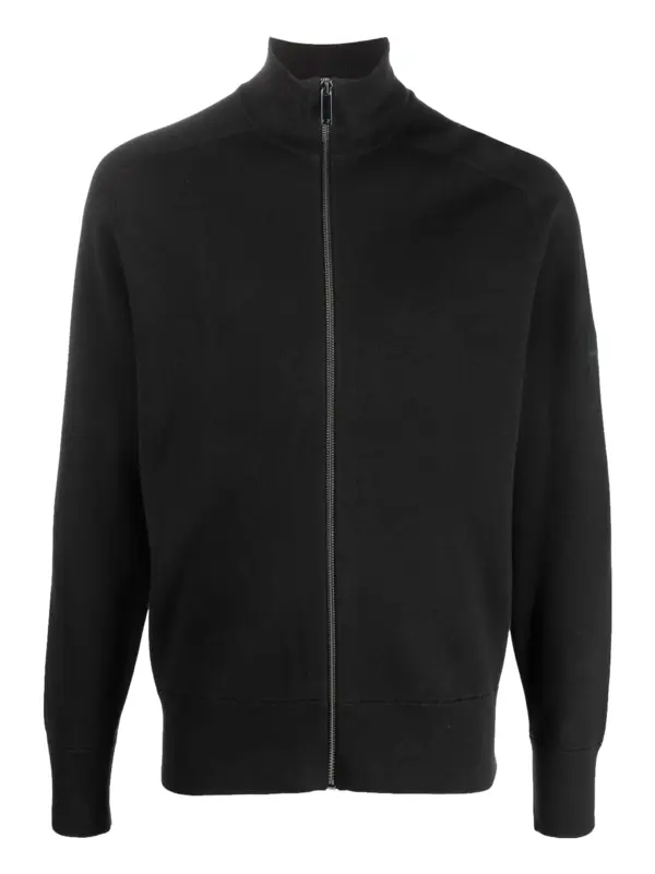 Calvin Klein High-neck Cardigan - Black