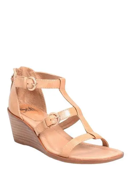 SOFFT Gaige Wedge Sandal - Caramel