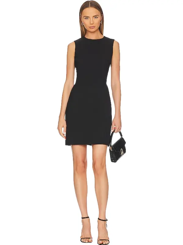 Theory Sleeveless Fitted Dress - Black