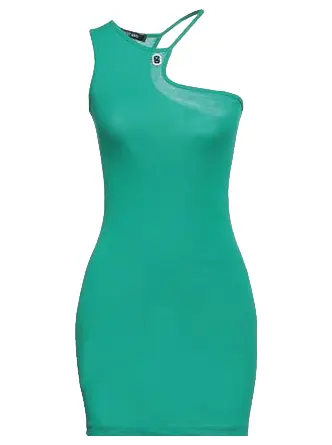 ODI ET AMO Mini One-shoulder Dress - Green