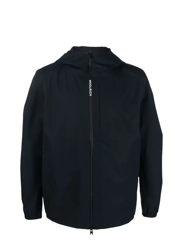 Woolrich Logo-print Hooded Jacket - Blue