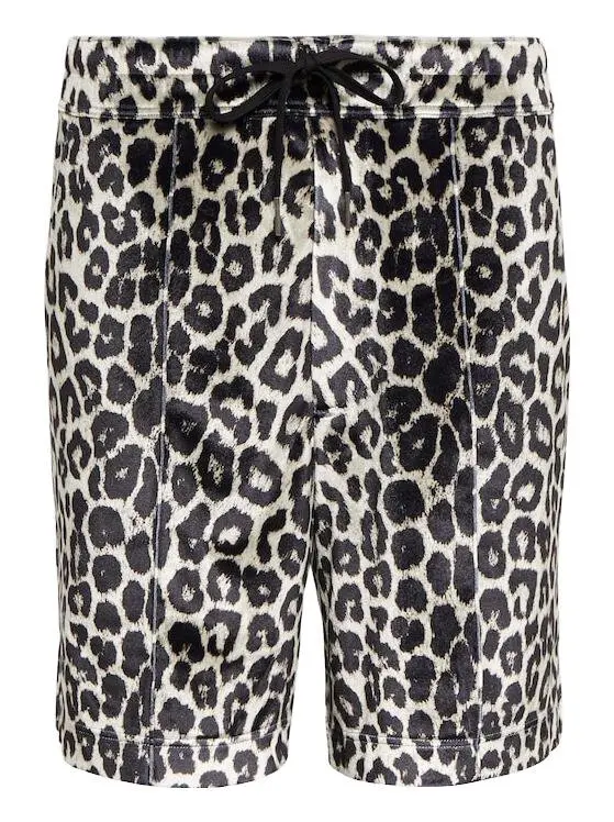 TOM FORD Leopard-print Satin Shorts - Multicoloured