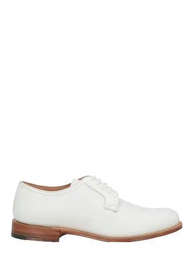 Church's Calfskin Lace-up Derby Shoes - White