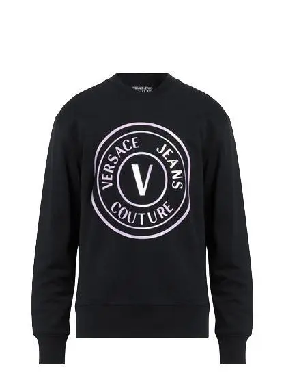 Versace Sweatshirt In Cotton And Elastane - Black