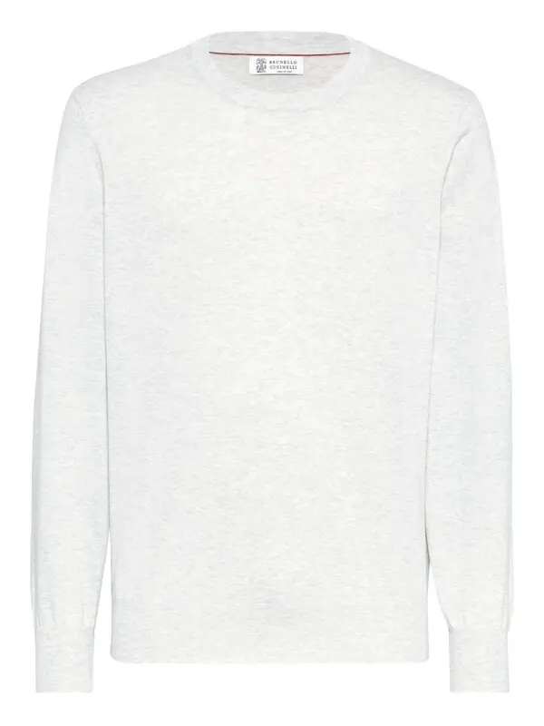 Brunello Cucinelli Cotton Knitted Jumper - White