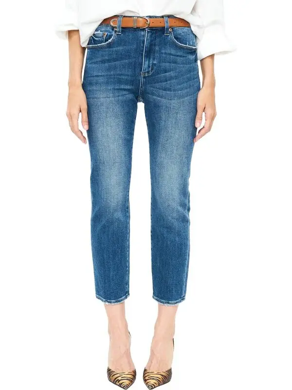 PISTOLA Monroe High-rise Cropped Cigarette Jeans - Indio