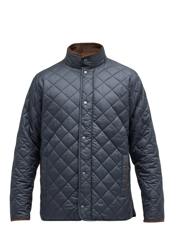 Peter Millar Suffolk Quilted Travel Coat - Olive