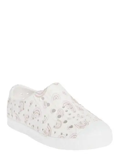 Native Shoes Jefferson Perforated Slip-on - Shellwhite/shellwhite/rainbow