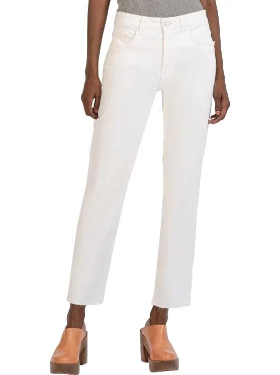 Kut From The Kloth Rachael High-waist Mom Jeans - Optic White