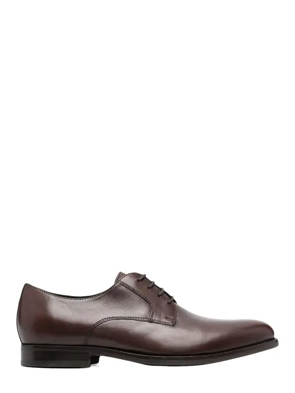 Geox Hampstead Lace-up Derby Shoes - Brown