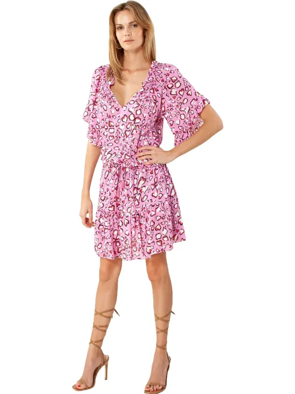 Hale Bob Marae Dress - Pink