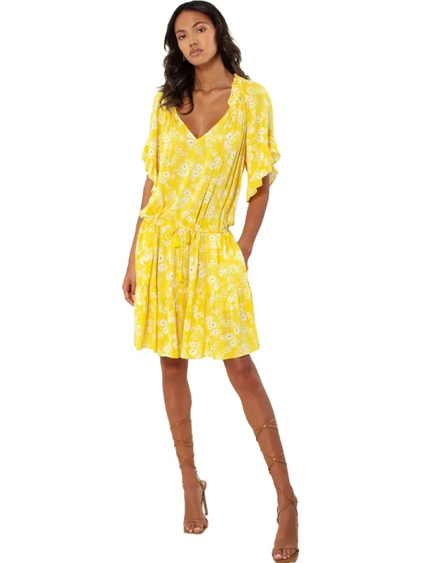 Hale Bob Marae Dress - Yellow