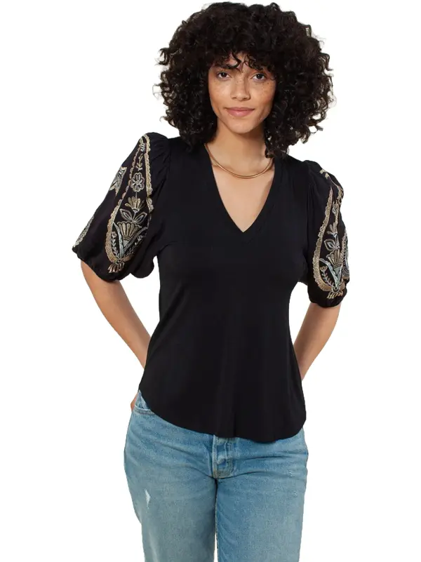 Hale Bob Abbey Top - Black