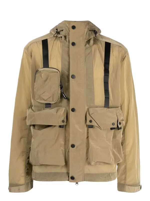 SPOONYARD Lightweight Hooded Jacket - Brown