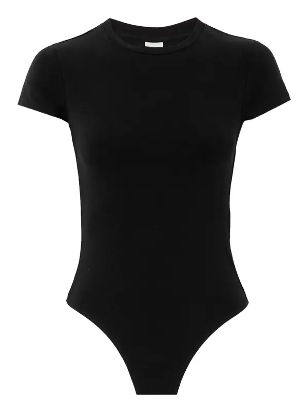 RE/DONE Stretch-cotton Jersey Bodysuit - Black