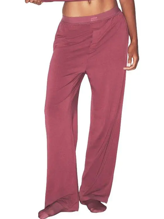 SKIMS Boyfriend Loose Pants - Beet
