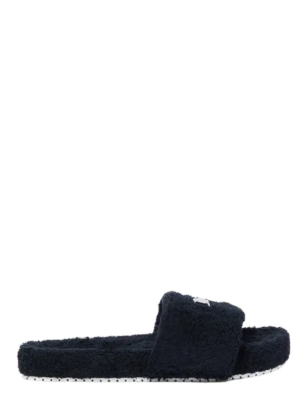 Dolce & Gabbana Terry Slides - Black