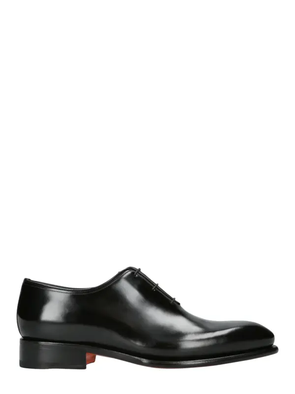 Santoni Carter Wholecut Oxford Shoes - Black