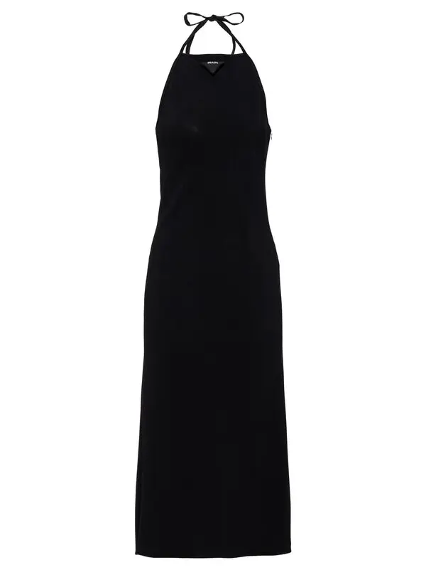Prada Sablé Sheath Dress - Black