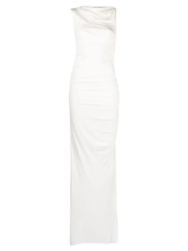 Christopher Esber Gesbine Twist-detail Gown - White